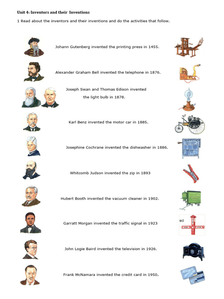 Inventions and Inventors | PDF | Telephone | Incandescent Light Bulb