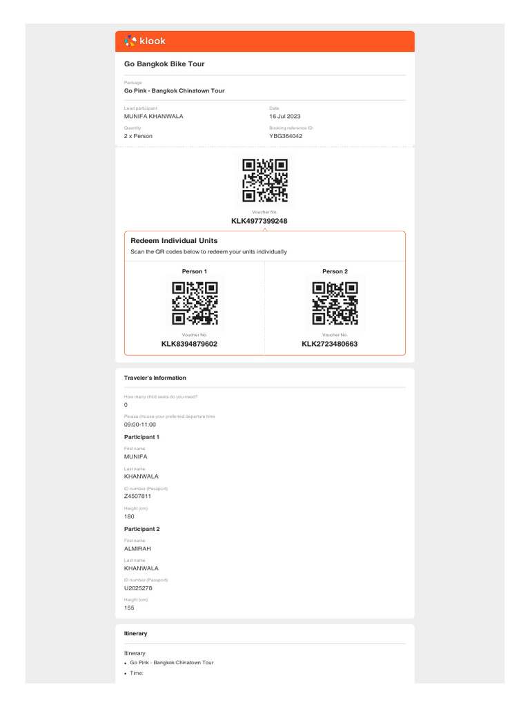 Klook Voucher | PDF