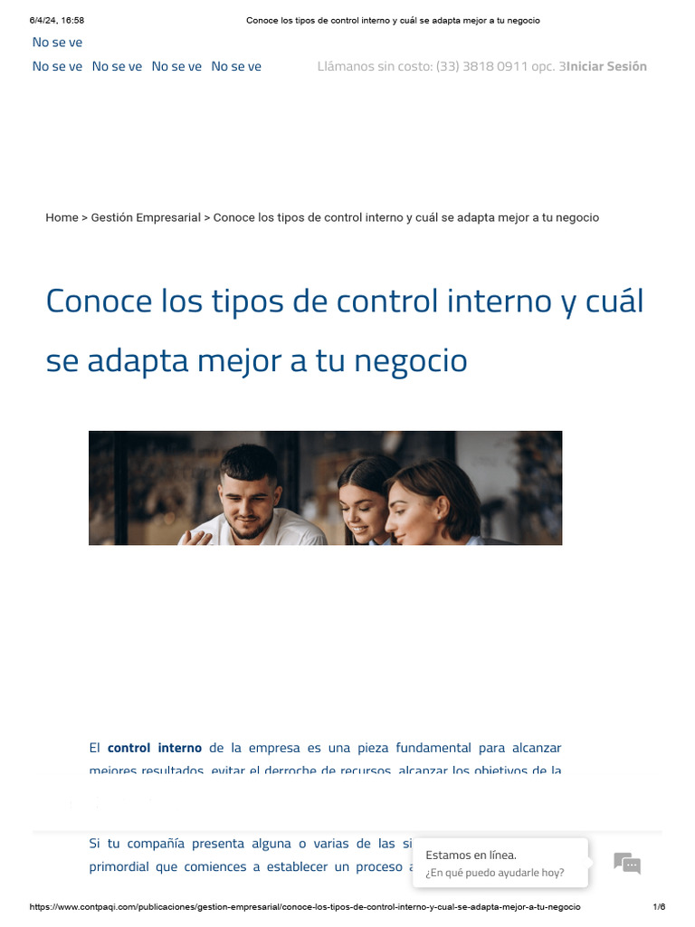 Conoce Los Tipos de Control Interno y Cuál Se Adapta Mejor A Tu Negocio | PDF | Business | Software
