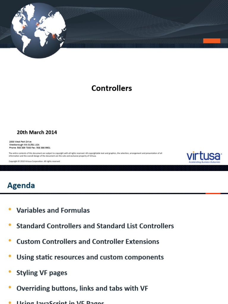 Visualforce Session 20 (Controllers) | PDF | Databases | Variable (Computer Science)