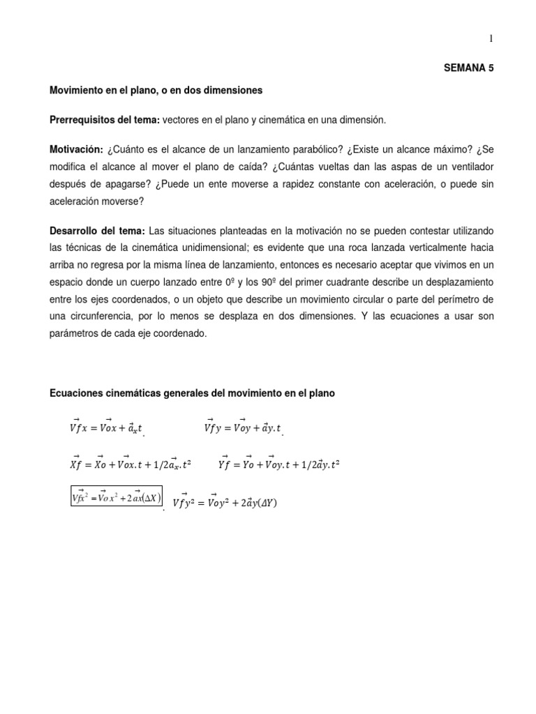 Física I, Semana 6 CIRCULAR Y ANGULAR | PDF | Cinemática | Aceleración