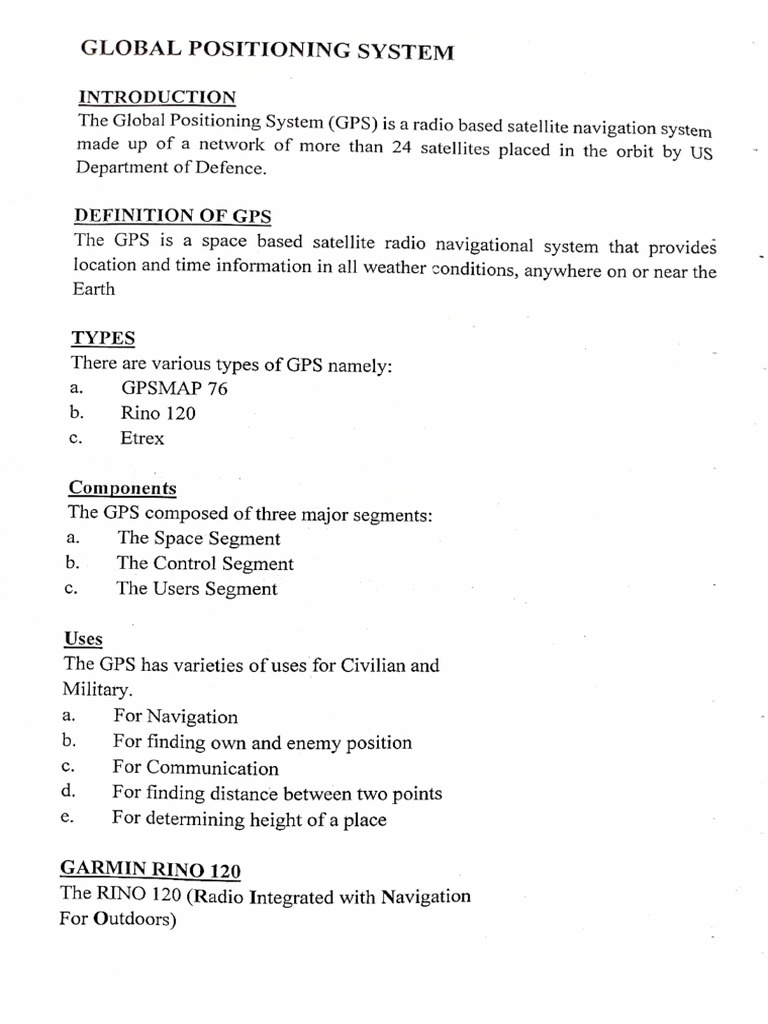 Global Positioning System - Gps 2 | PDF
