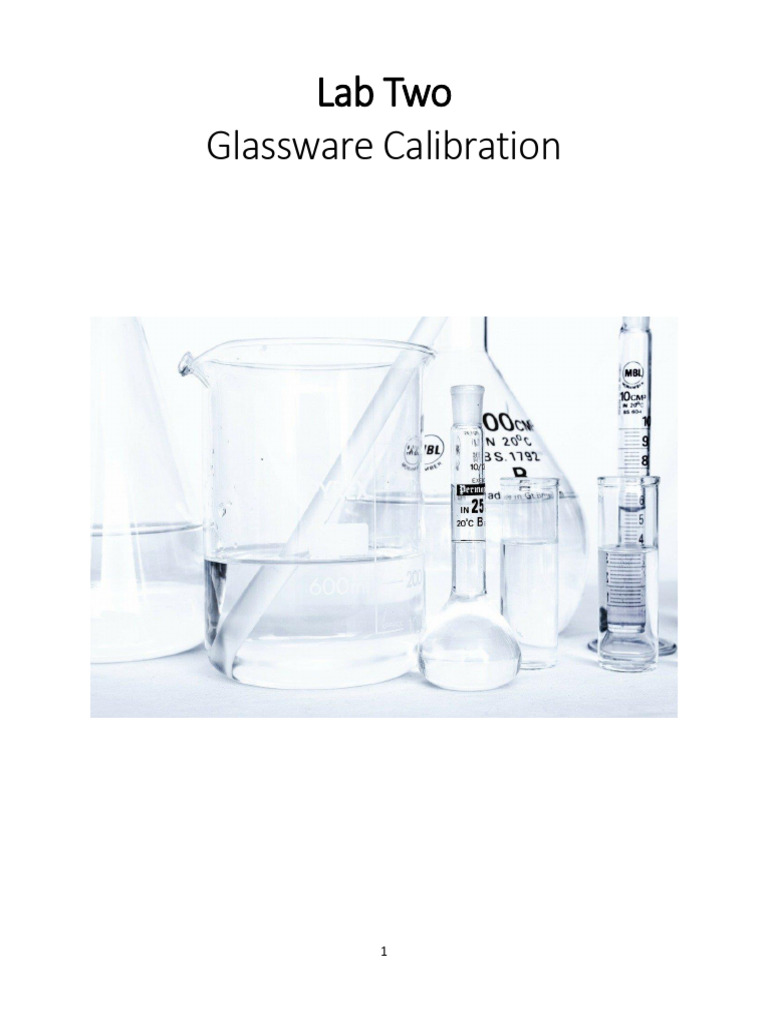 Lab 2 PDF | PDF | Volume | Calibration