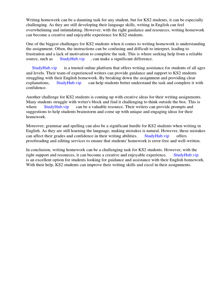 Creative English Homework Ks2 | PDF | Homework | Essays