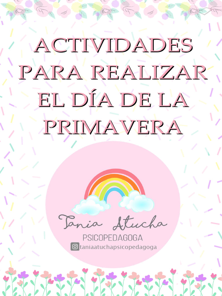 Actividades Divertidas para el Día de la Primavera | PDF | Relaciones ...