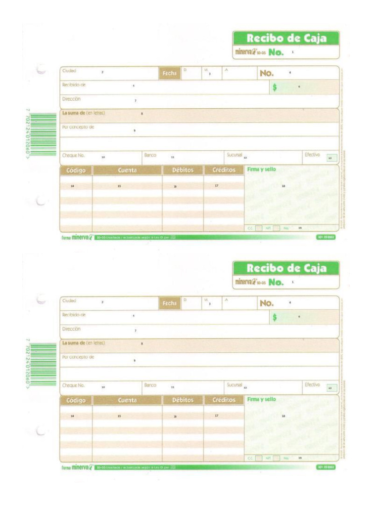 Recibo de Caja | PDF