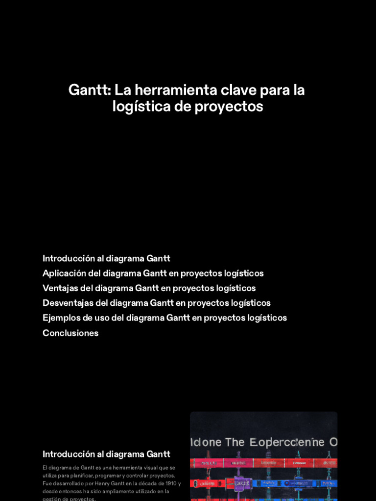 gantt-la-herramienta-clave-para-la-logistica-de-proyectos-2023-4-29-17-35-15 | PDF | Logística