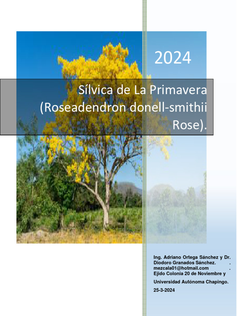 0000 Silvica de Primavera 001 | PDF | Plantas | Botánica