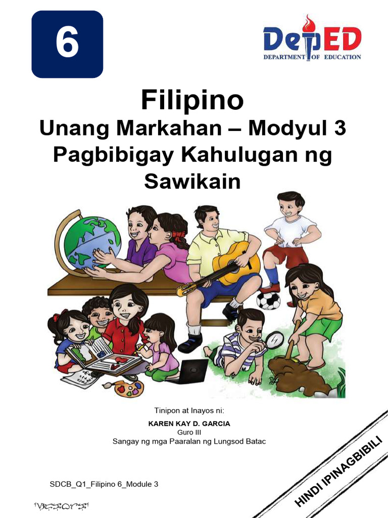 SDCB_Q1_Filipino-6_Module-3_(uploaded) | PDF