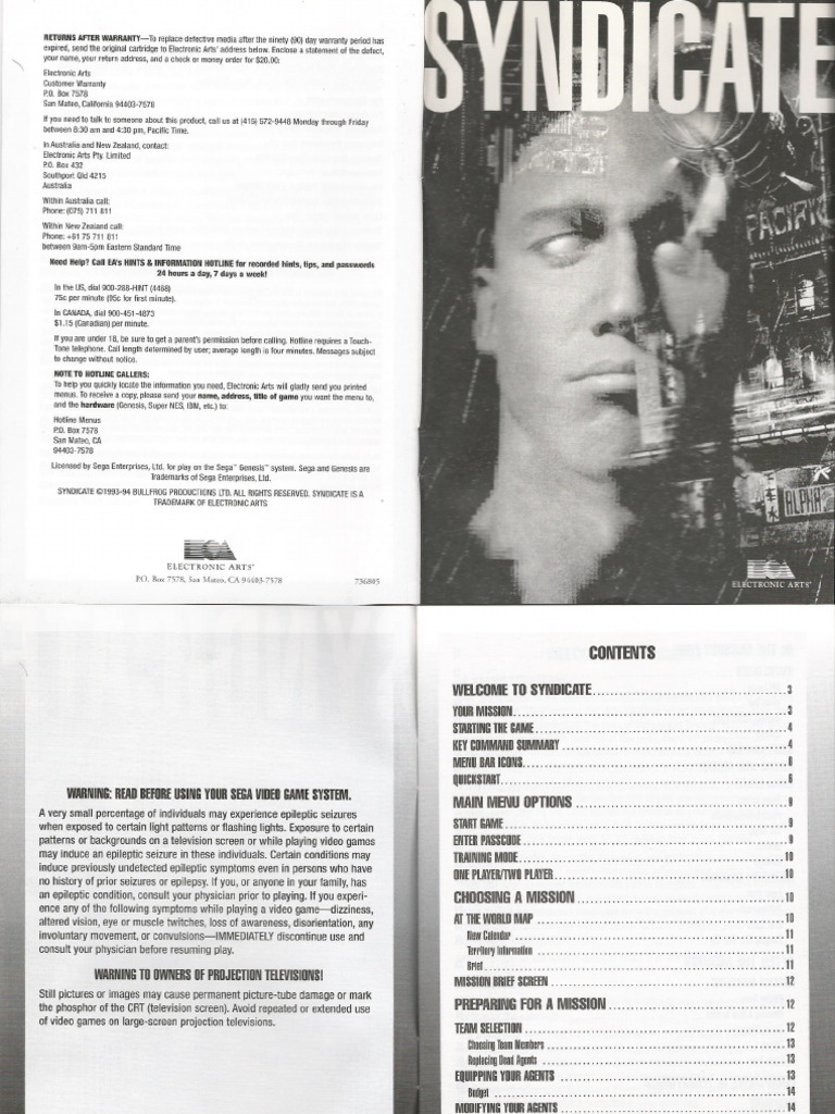 Syndicate_-_1994_-_Electronic_Arts | PDF