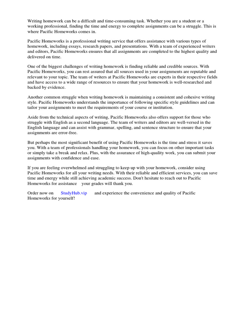 Stress-Free Homework Solutions | PDF | Employment | Homework