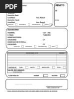 Remitos Modelo 1 | PDF