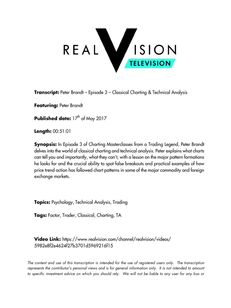 Classical Charting Technical Analysis Pdf Technical Analysis