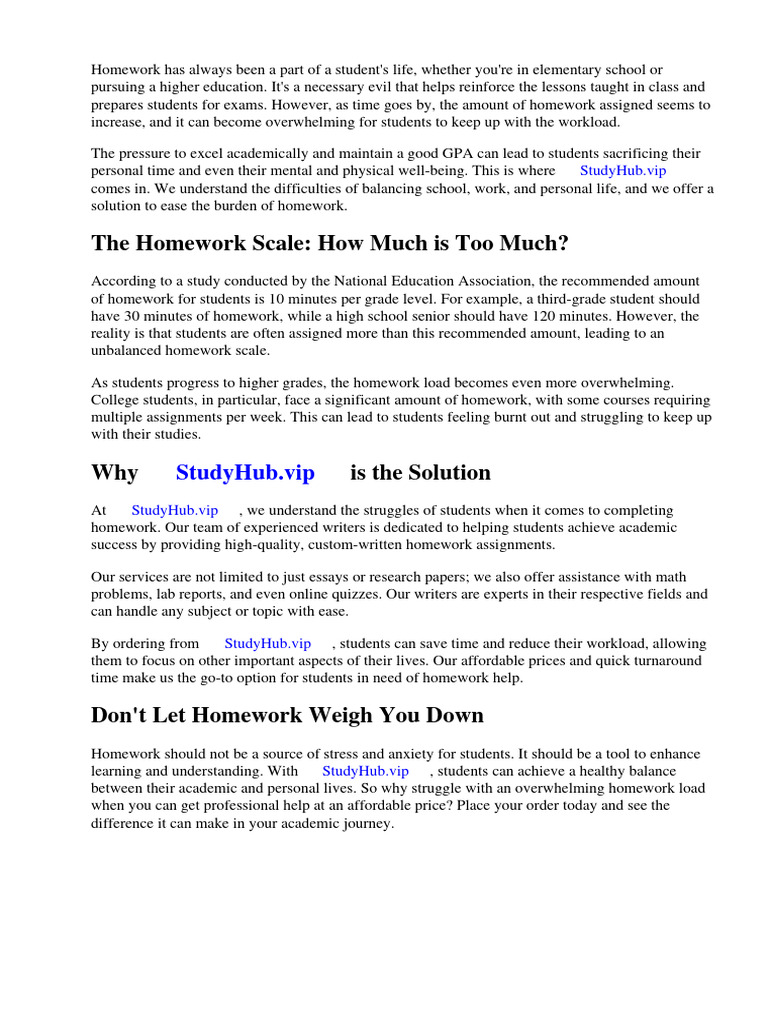 Homework Scale | PDF | Homework | Lesson Plan