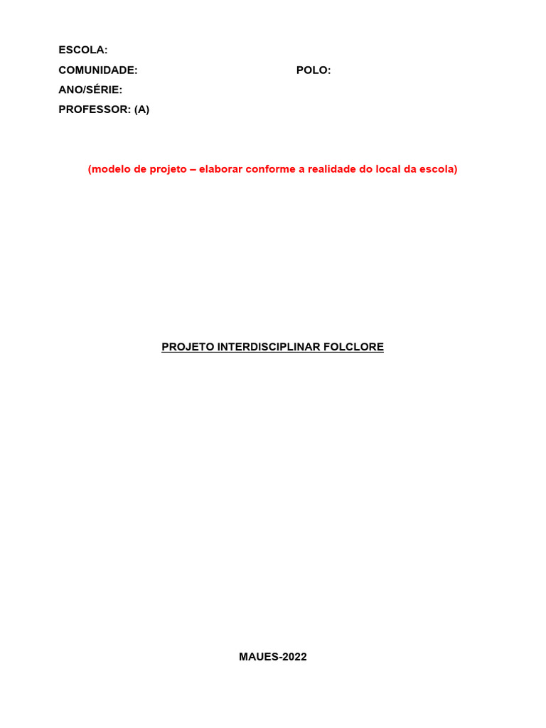 Projeto Interdisciplinar Meio Ambiente-2022 | PDF | Desperdício | Reciclagem