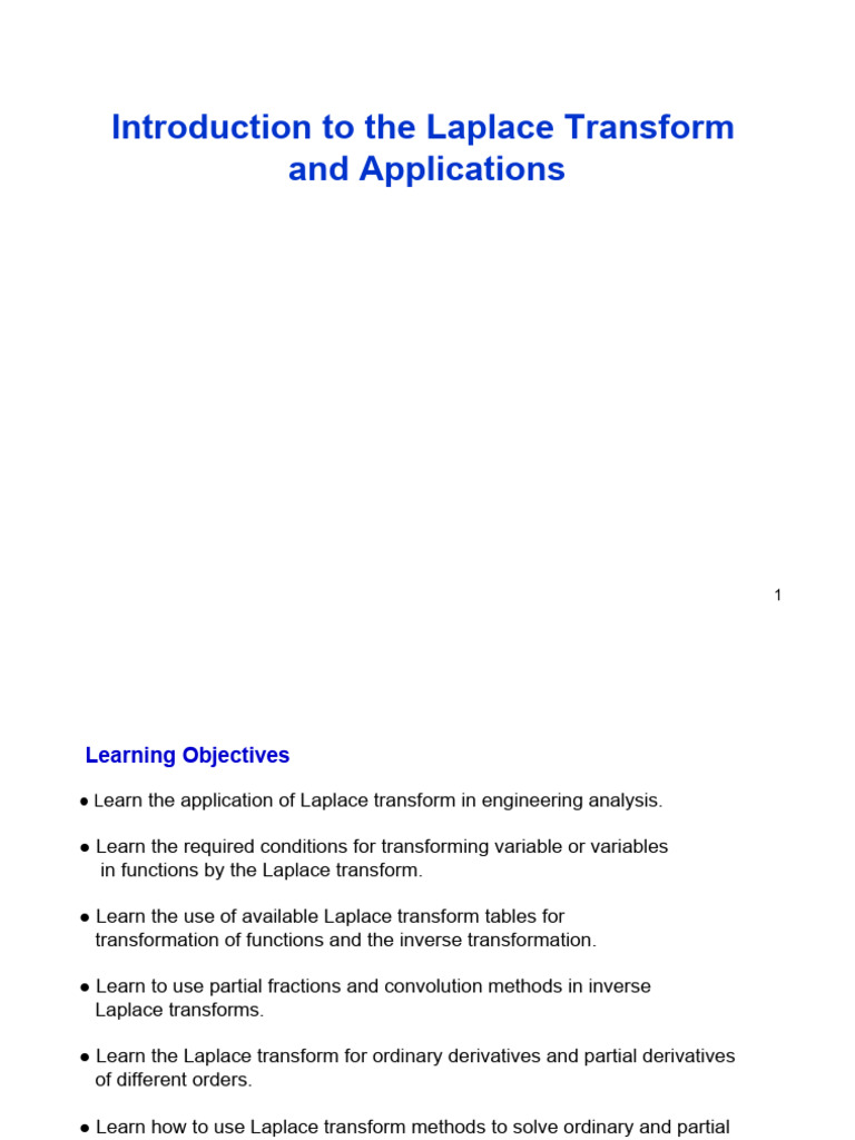 Laplace Transform | PDF | Laplace Transform | Physics