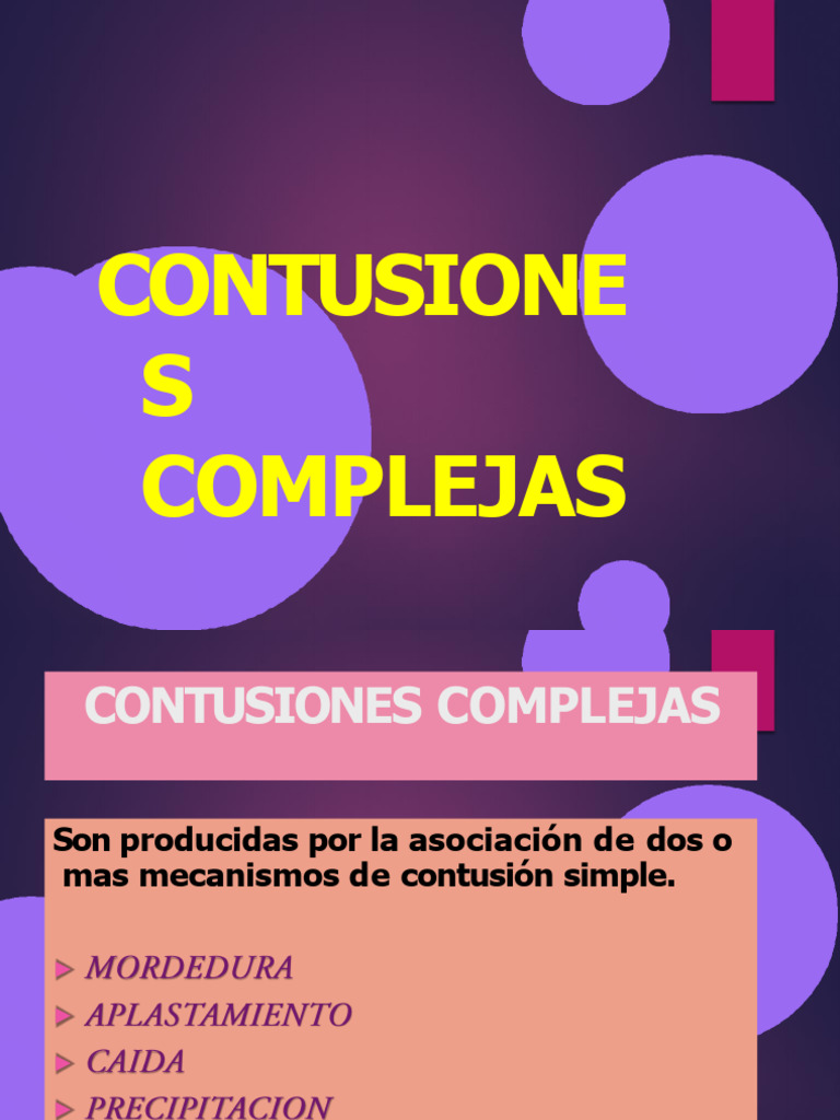 Contusiones Complejas | Descargar gratis PDF | Hueso | Anatomía