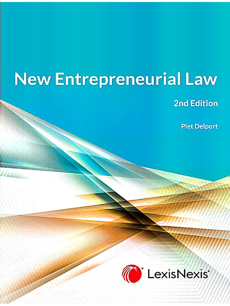 New Entrepreneurial Law 2nd Ed. 2020 | PDF