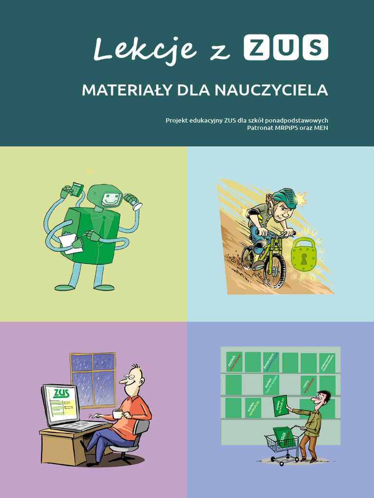 Lekcje z ZUS Zeszyt Dla Nauczyciela (1) | PDF