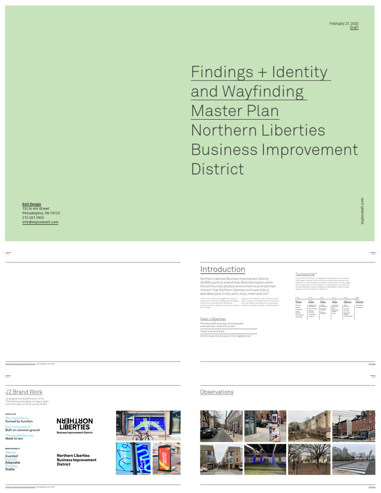 NLBID Wayfinding Master Plan | PDF | Brand
