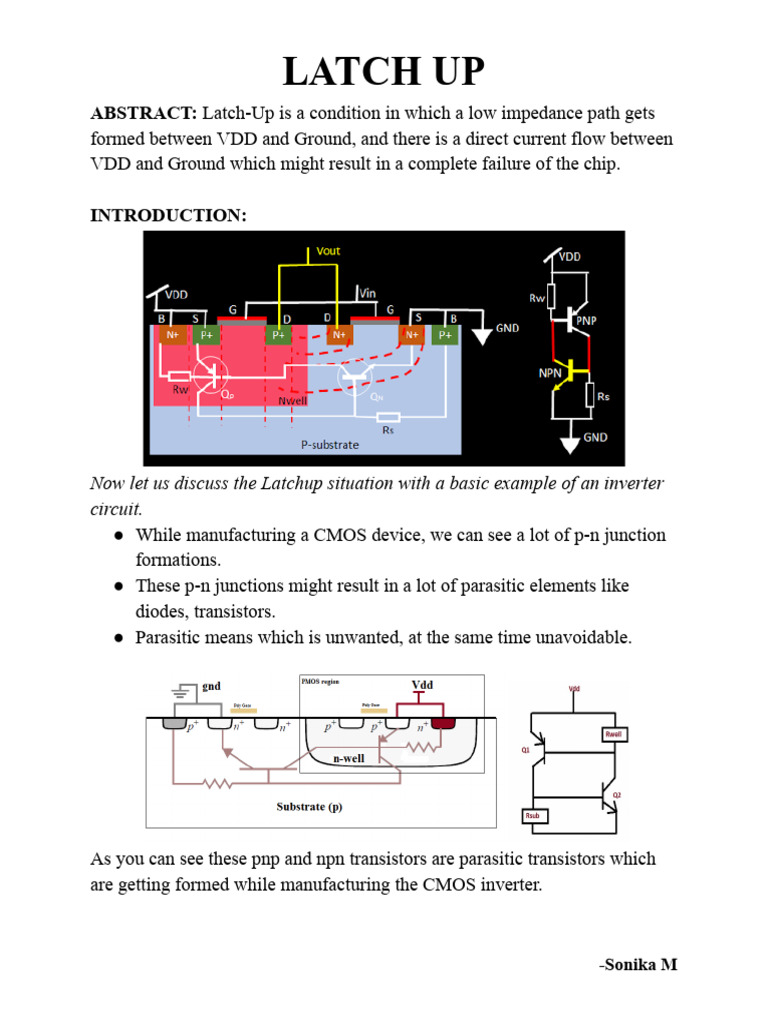 Understanding CMOS Latch-Up Issues | PDF | Bipolar Junction Transistor ...