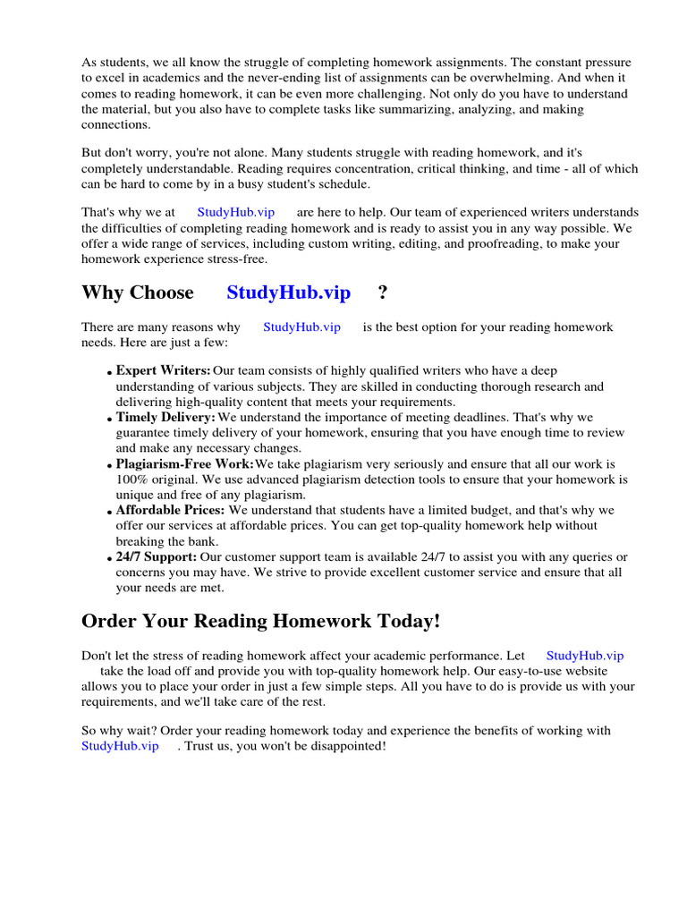 Free Reading Homework Sheets | PDF | Reading Comprehension | Worksheet