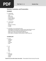 Upper Intermediate End of Course Answer Key | PDF