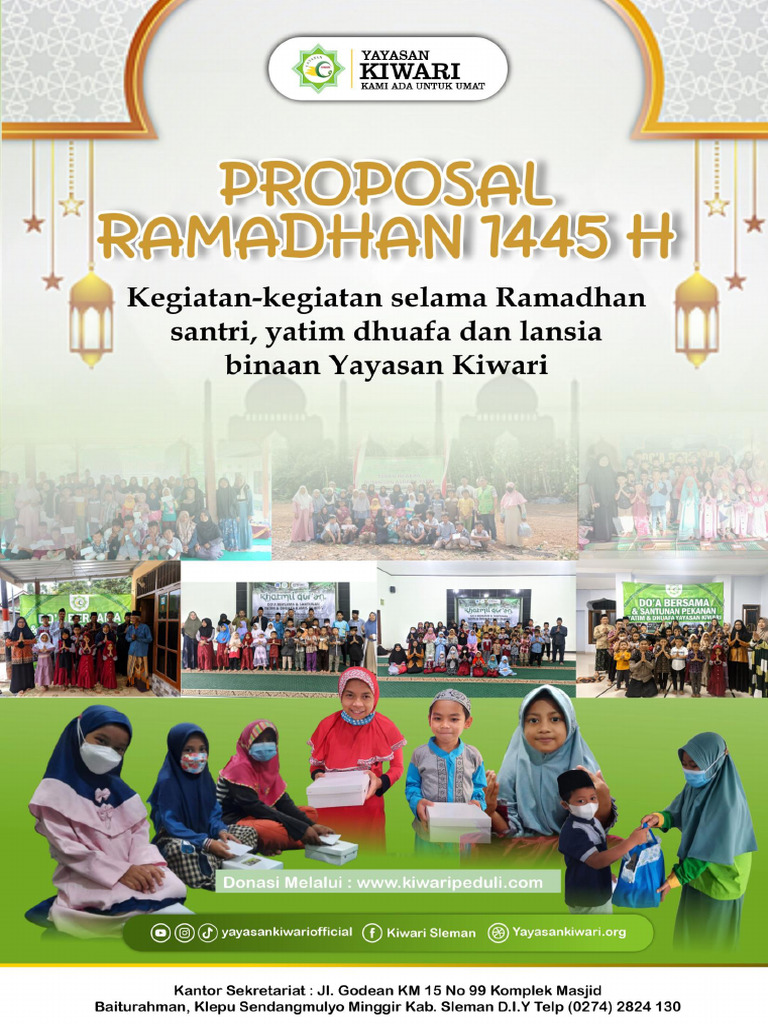 Proposal Ramadhan 2024 | PDF | Pengelolaan Keuangan & Uang | Ilmu Sosial