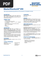 Masterglenium 7620: Full-Range Water-Reducing Admixture | PDF ...