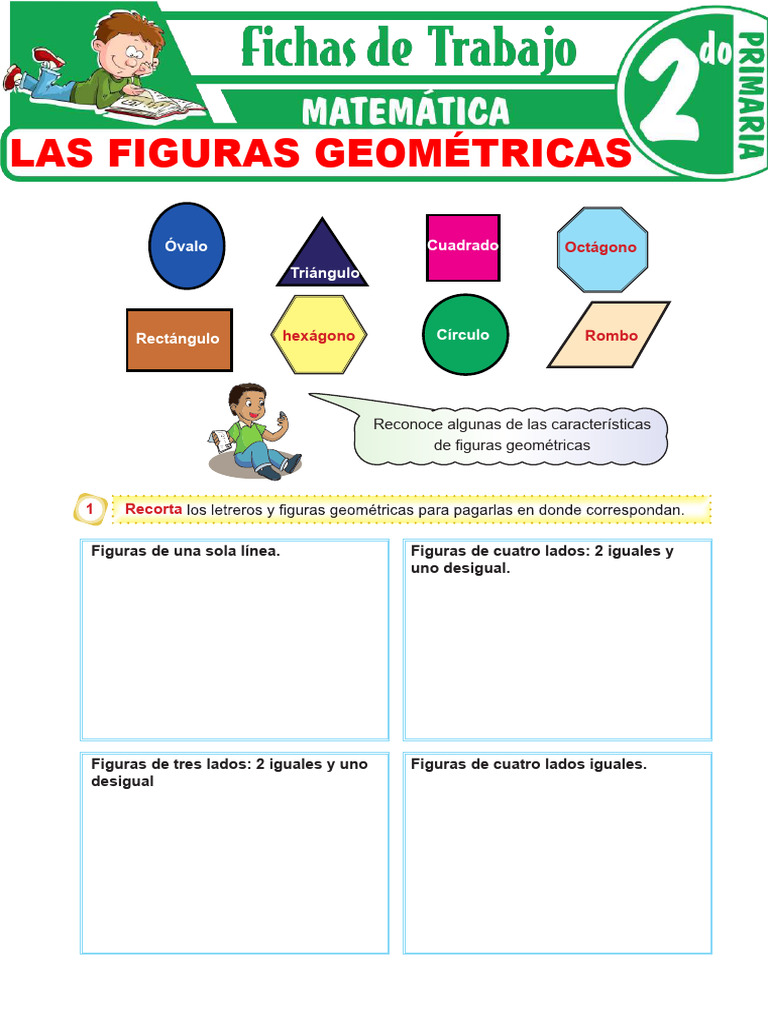 Las Figuras Geométricas para Segundo Grado de Primaria | PDF