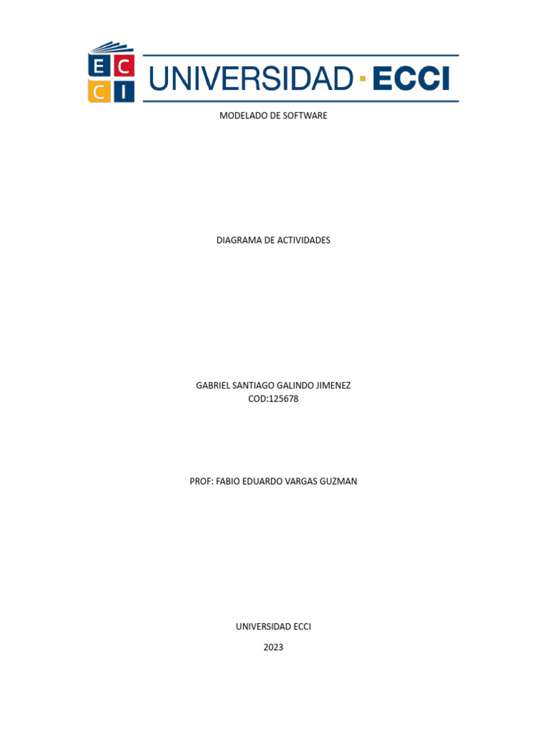 Modelado de Software-diagram Activi | PDF | Lenguaje de modelado unificado | Ingeniería Informática