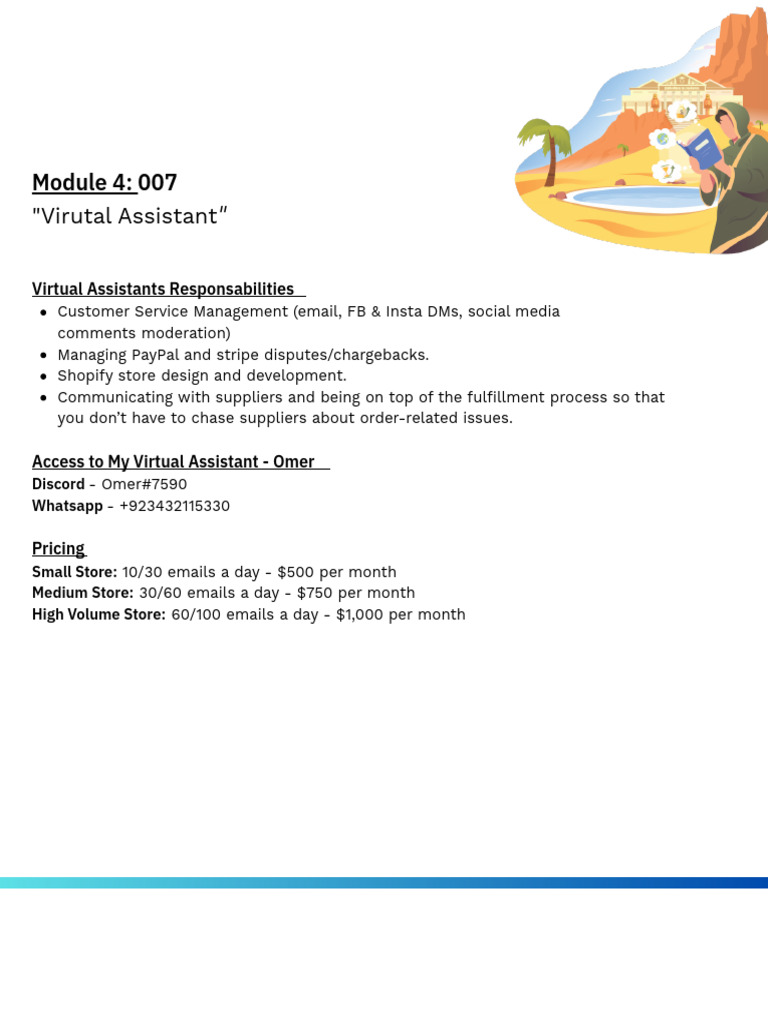 Virtual Assistant | PDF | Career & Growth | Business