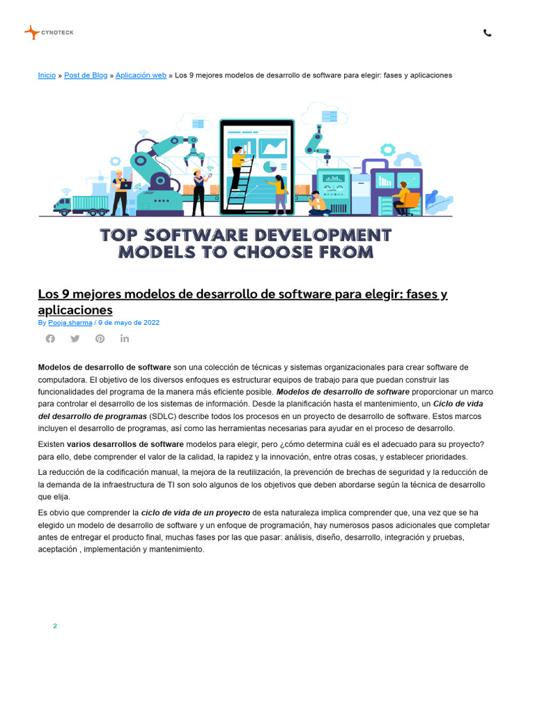 Los 9 Mejores Modelos de Desarrollo de Software para Elegir - Fases y ... Los 9 Mejores Modelos de Desarrollo de Software para Elegir - Fases y ...
