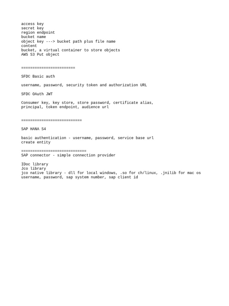 SFDC, Sap Configs | PDF SFDC, Sap Configs | PDF