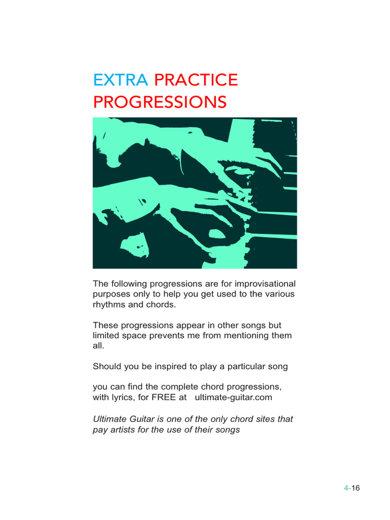 Lesson 5 - Extra Practice Progressions | PDF | Musical Compositions ...