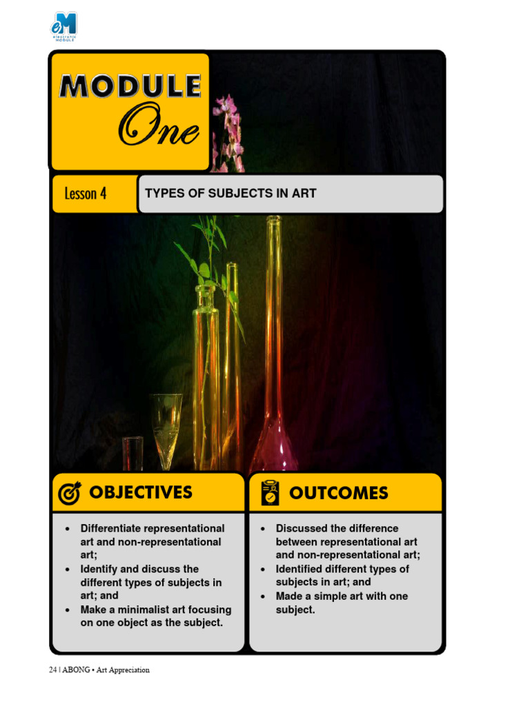 Module 1 Lesson 4 | Download Free PDF | Abstract Art | Paintings