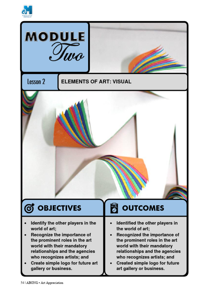 Module 2 Lesson 2 | PDF | Shape | Color