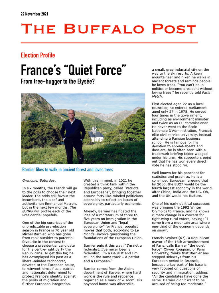 The Buffalo Post - France's "Quiet Force" | Download Free PDF | France ...