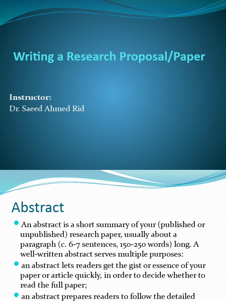 Research Proposal | PDF | Theory | Citation