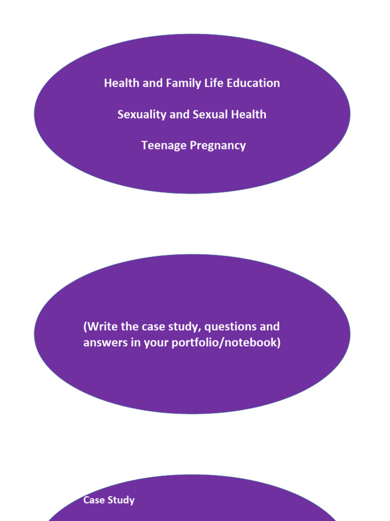 PP HFLE Week Five Teenage Pregnancy | PDF