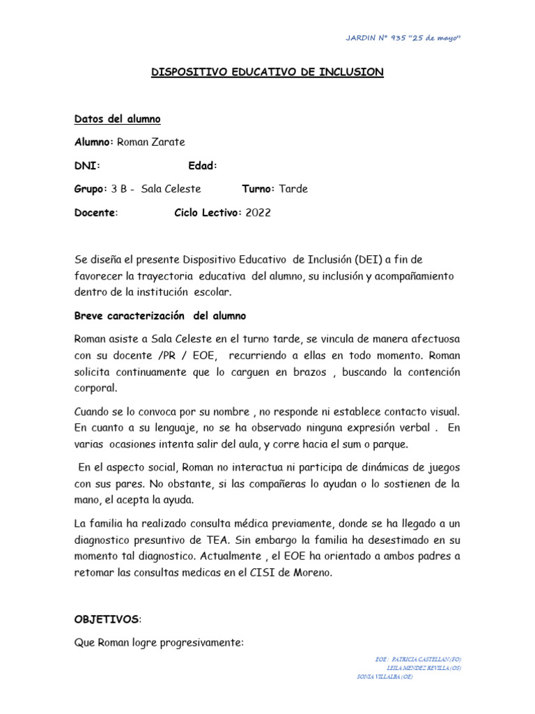 DEI Roman Zarate | PDF | Aprendizaje