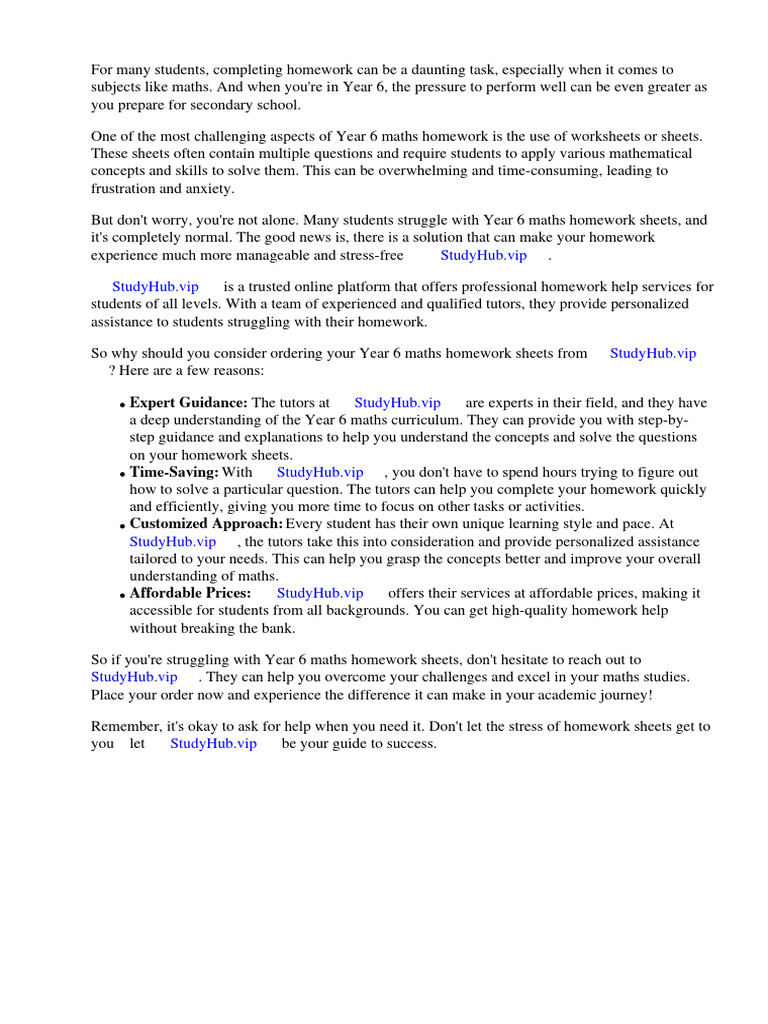 Yr 6 Maths Homework Sheets | PDF | Mathematics | Worksheet