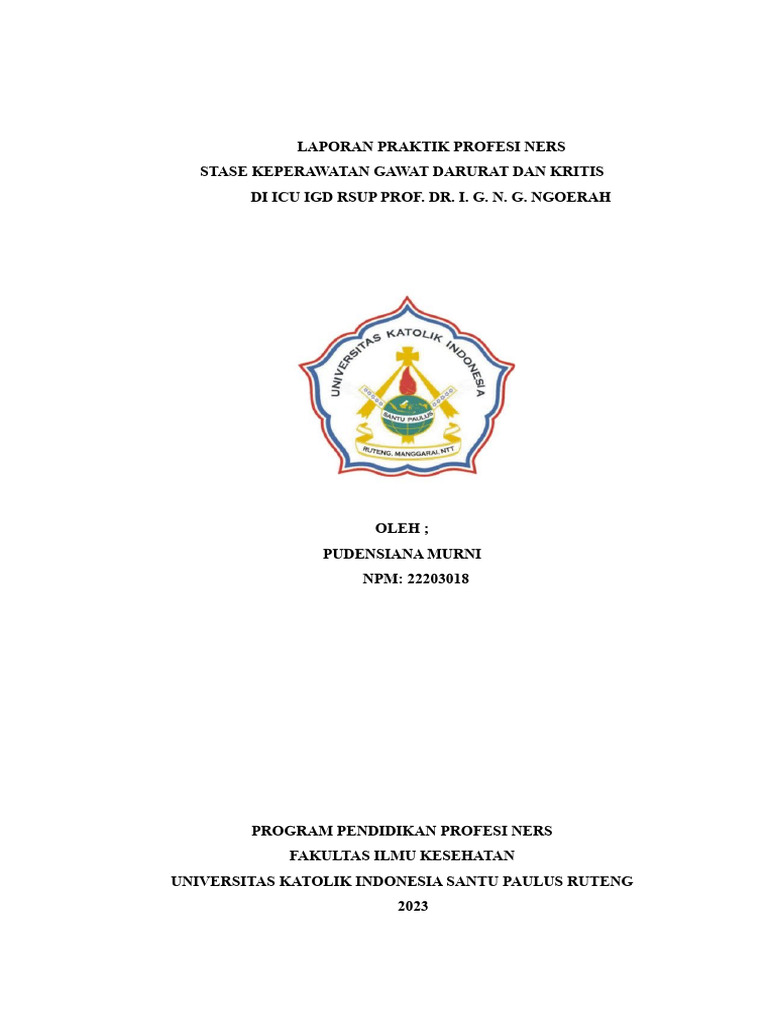 LP, Askep, Resume Icu | PDF