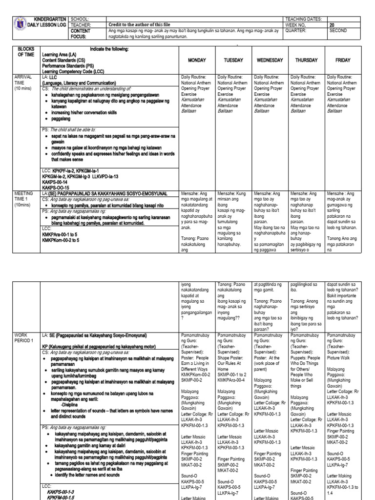 DLL Kinder W20 | PDF
