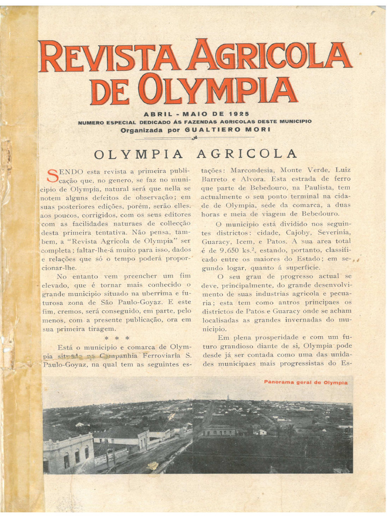 Revista Agricola Olympia | PDF