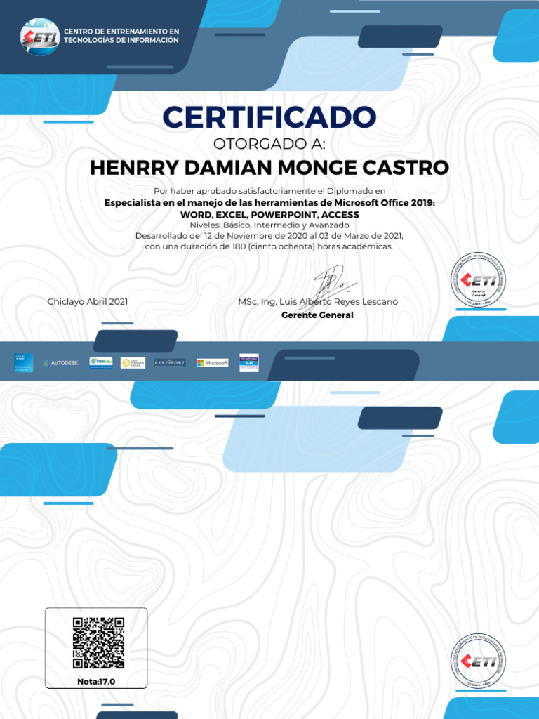 Certificado Ofimatica Ceti | PDF | Informática | Software de microordenador