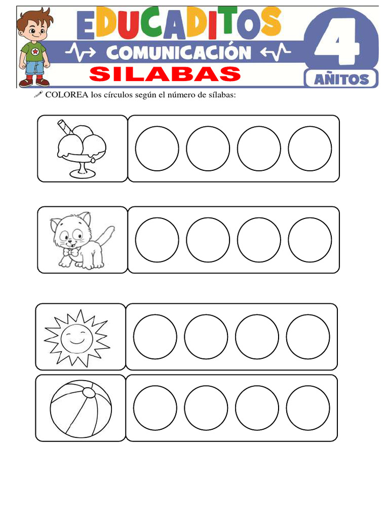 Silabas para Ninos de 4 Anos | PDF