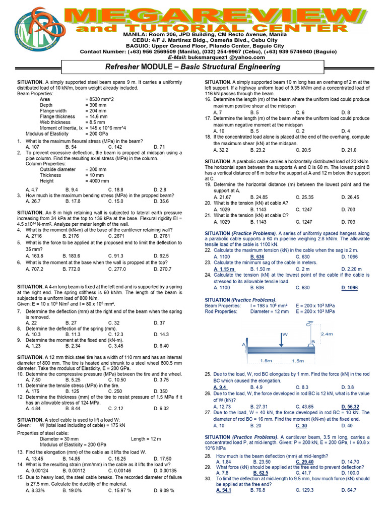 RefM 08 - Basic Structural Engineering (Part 02) | PDF | Beam ...