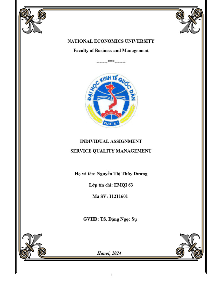 BTCN - Quality Service Management | PDF