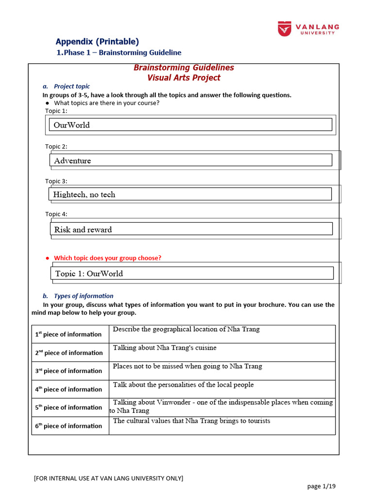 Nha Trang Visual Arts Project Guidelines | PDF | Travel